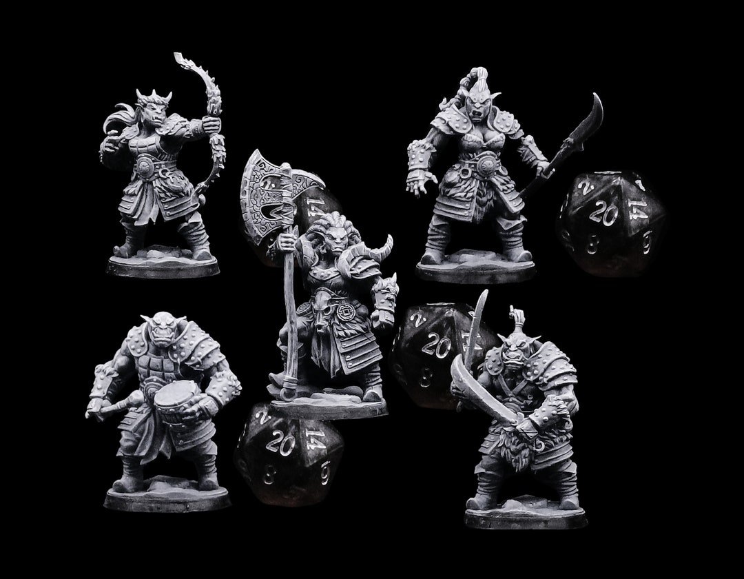 Orc Clan RPG Miniatures UK / Ultra HD 4K Resolution / Extreme Detail ...