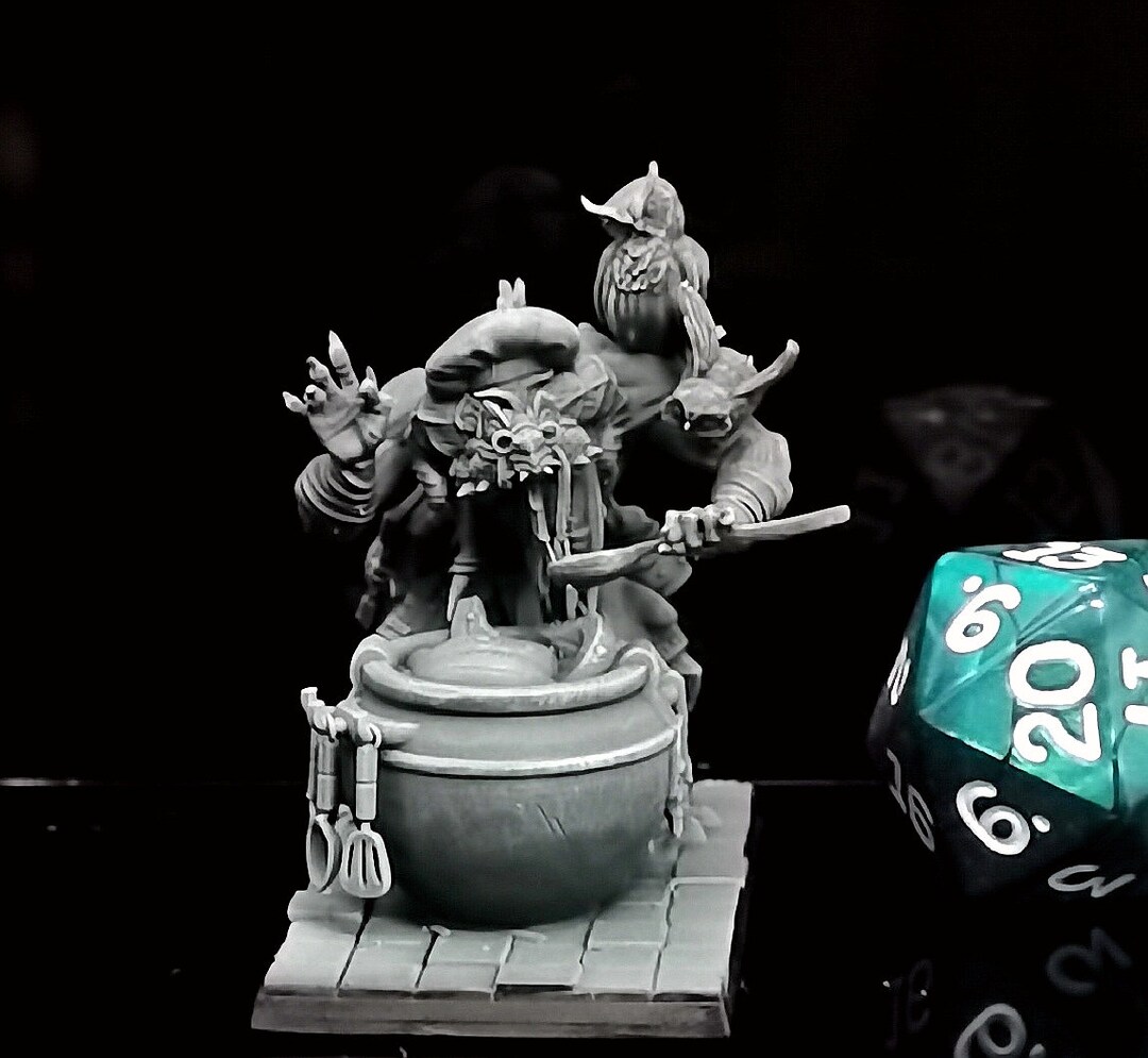 Balasar, the Dragonborn Cook RPG Miniatures UK Ultra HD 4K Resolution ...