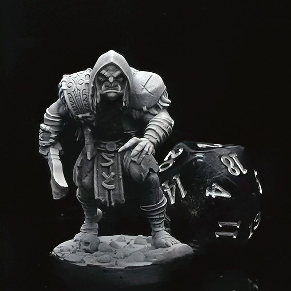 Half Orc Rogue Miniature - Etsy