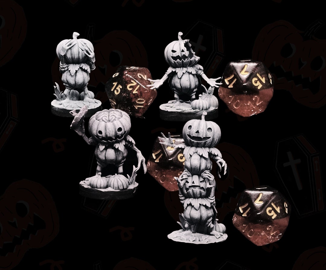 Pumpkin Heads Jack O Lantern Halloween Decoration Model , 3D Printed ...