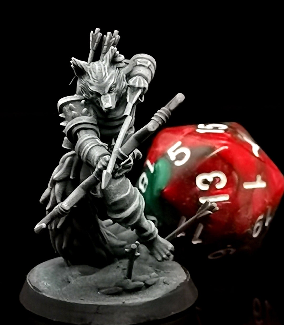 Kitsune Ranger Tabaxi / Character Perfect for Dungeons and Dragons ...