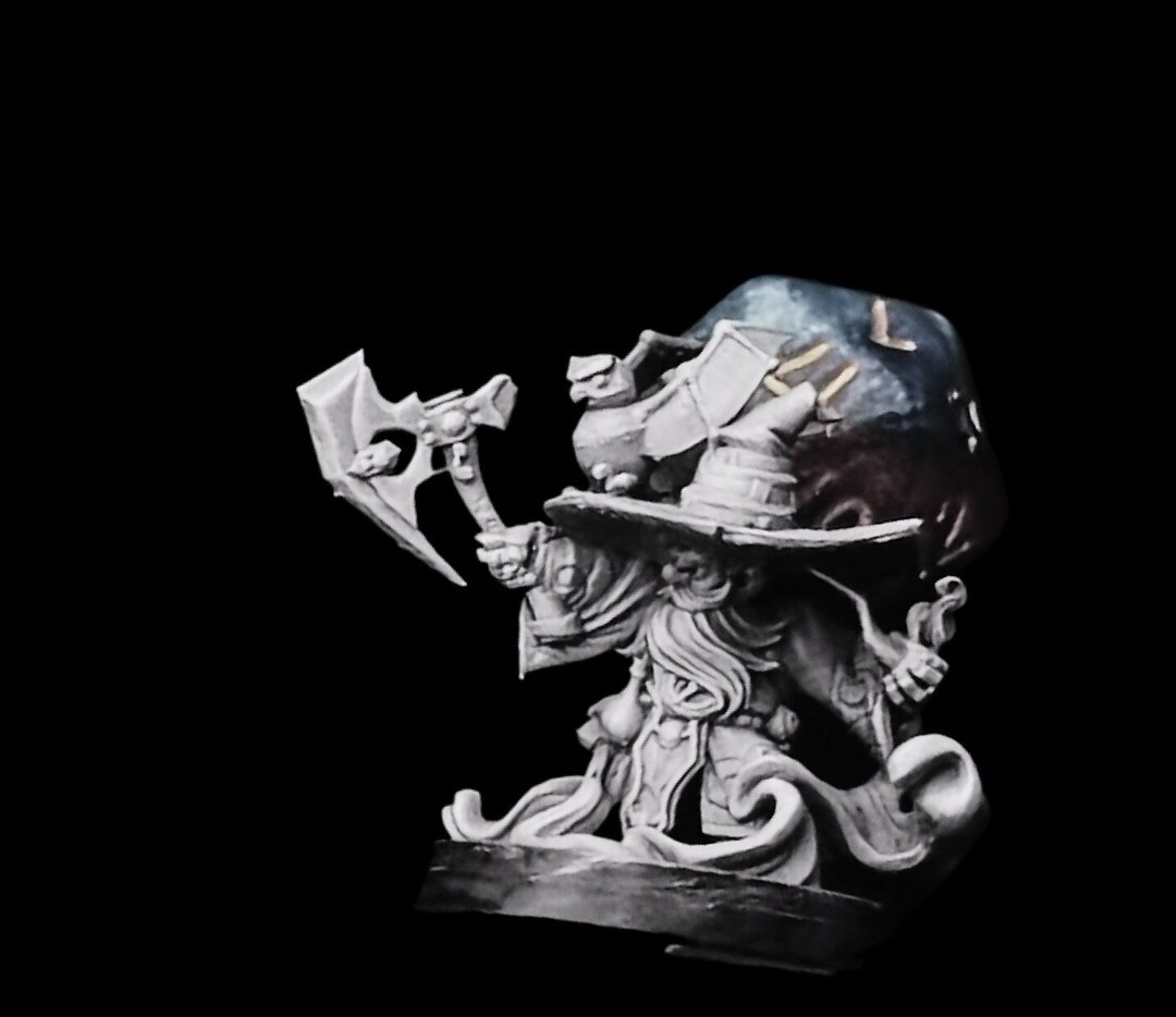 Orik, Gnome Wizard High Definition RPG Miniature / Perfect for Dugeons ...