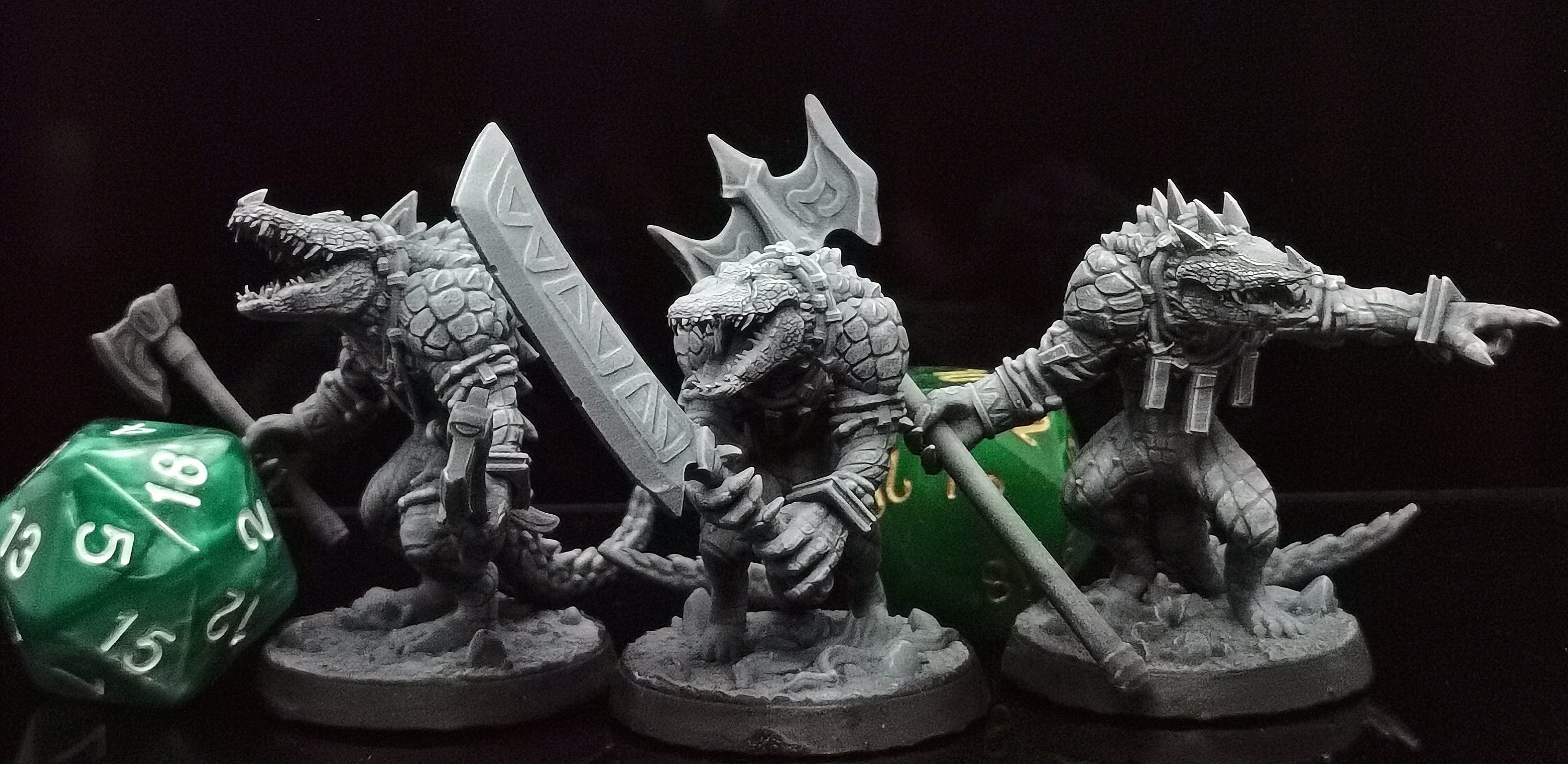 Croc Men RPG Miniatures UK Ultra HD 4K Resolution Tough - Etsy