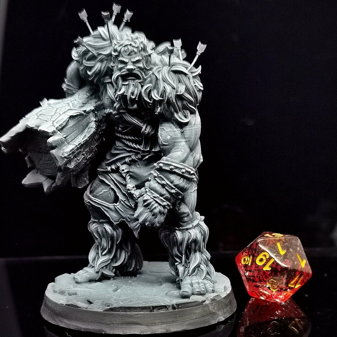 Hill Giant RPG Miniatures UK Ultra HD 4K Resolution Tough Resin ...