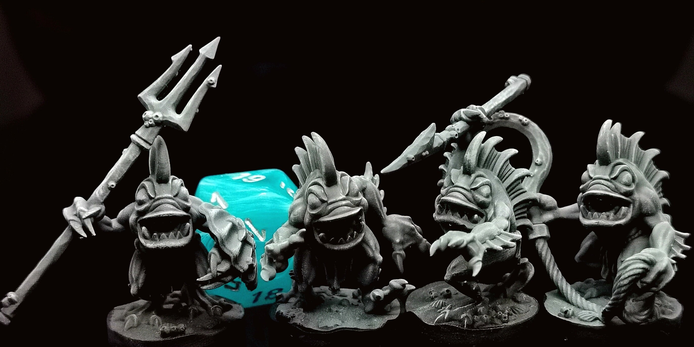 Murloc Tribe / 4K Ultra HD RPG Miniatures UK / Dungeons and - Etsy