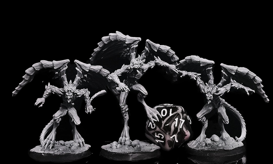 Winged Magmin Krafteros RPG Miniatures UK Ultra HD 4K Resolution Tough ...