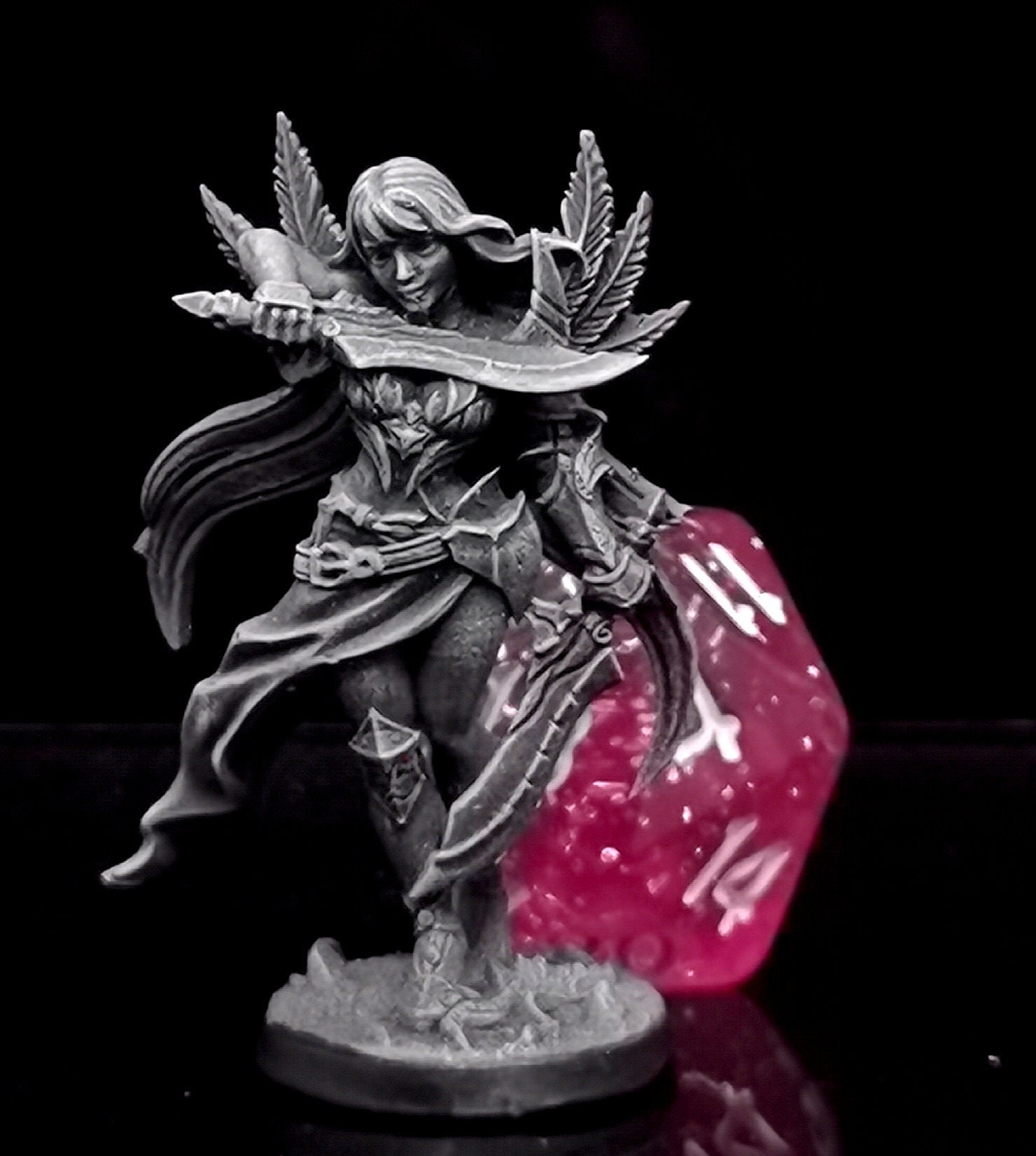 DnD Painted Miniatures RPG Miniatures Female Elf Blade Dancer Assassin ...