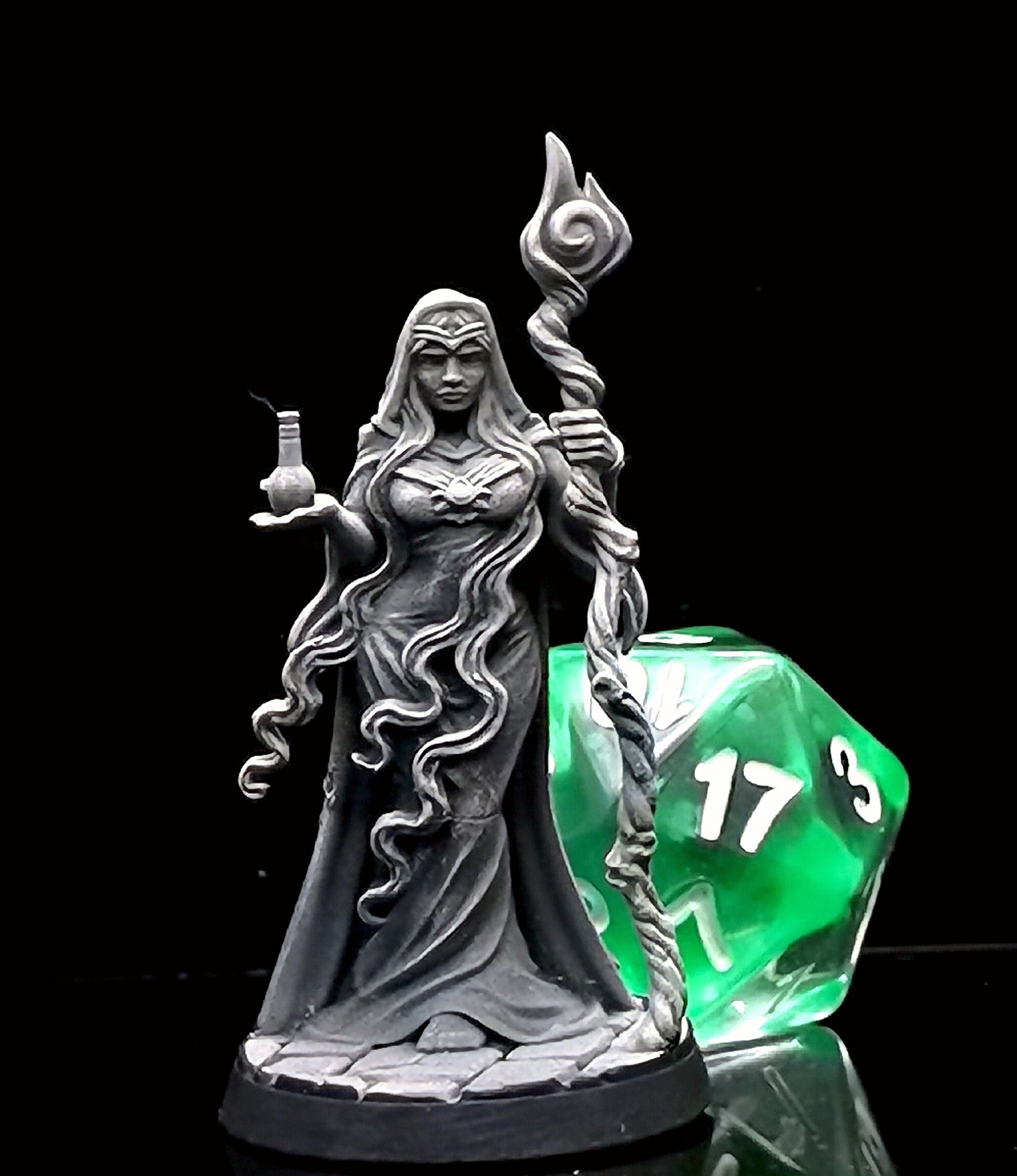 RNE Studio War Gaming Pathfinder Female Elf Mage Cthulhu Miriel 3D ...