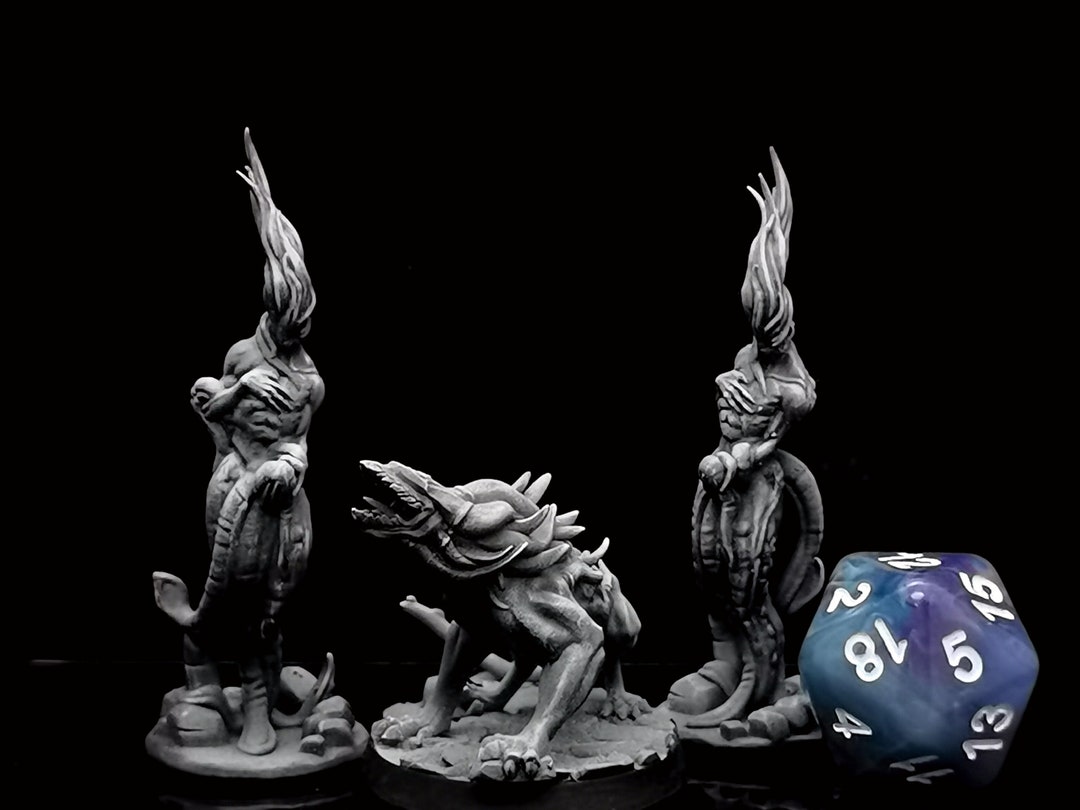 Void Realm Minions RPG Miniatures UK Ultra HD 4K Resolution Tough Resin ...