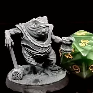 Toad Folk RPG Miniatures UK Ultra HD 4K Tough Resin D&D Dungeons and ...