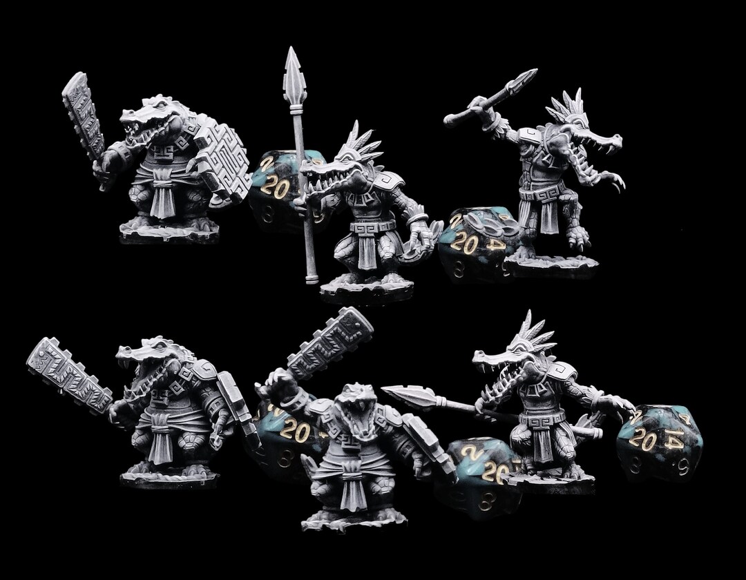 Crocodile Characters RPG Miniatures UK / Ultra HD 4K Resolution ...