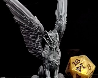 Sphinx Resin Miniature Dnd Miniatures Dungeons & Dragons - Etsy