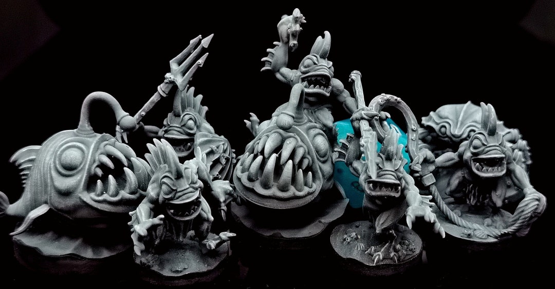 Murloc Tribe / 4K Ultra HD RPG Miniatures UK / Dungeons and Dragons ...