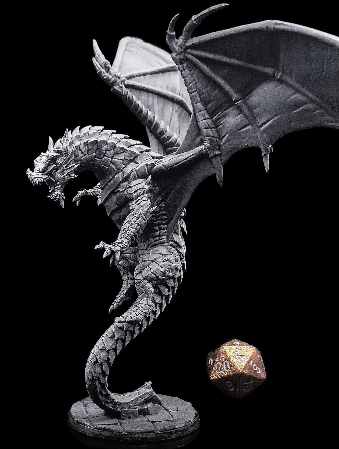 Young Red Dragon High Definition RPG Miniature / Perfect for Dugeons ...