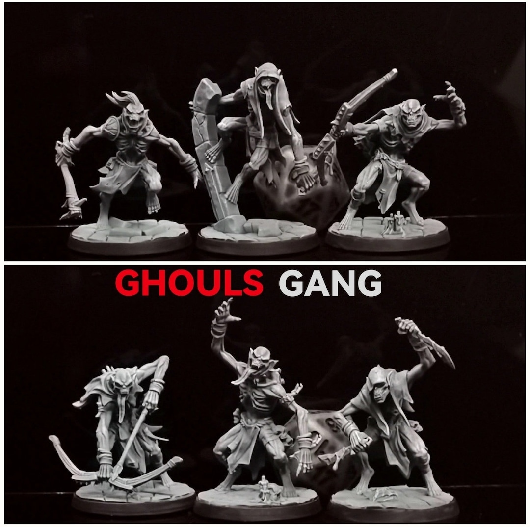 Ghoul Gang 4K Ultra HD Handpainted Miniature / Primed by Hand / Perfect ...