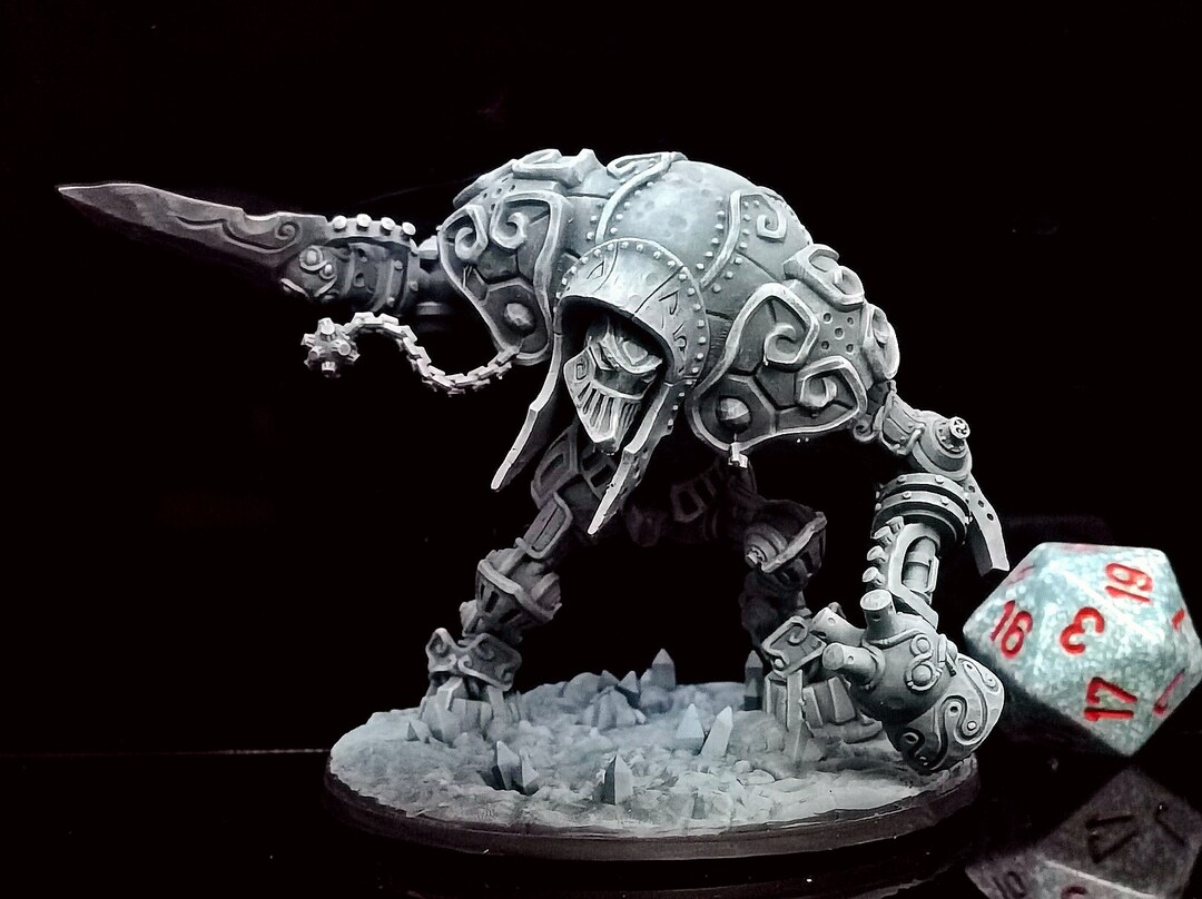 Animated Golem RPG Miniatures Ultra HD 4K Perfect for Rpgs Highlighted ...