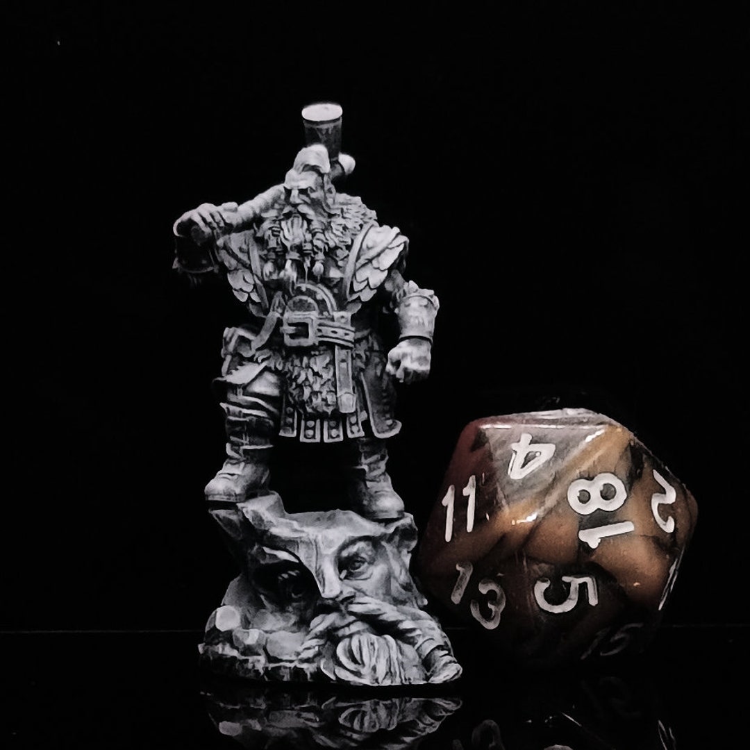 Moleat Brewhide Dwarf Fighter RPG Minis UK Ultra HD 4K Resolution Tough ...