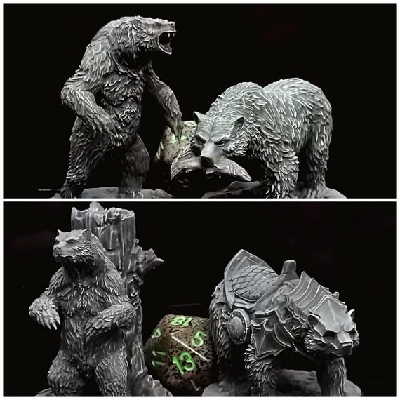 Forest Bears RPG Miniature Ultra HD 4K Perfect for - Etsy