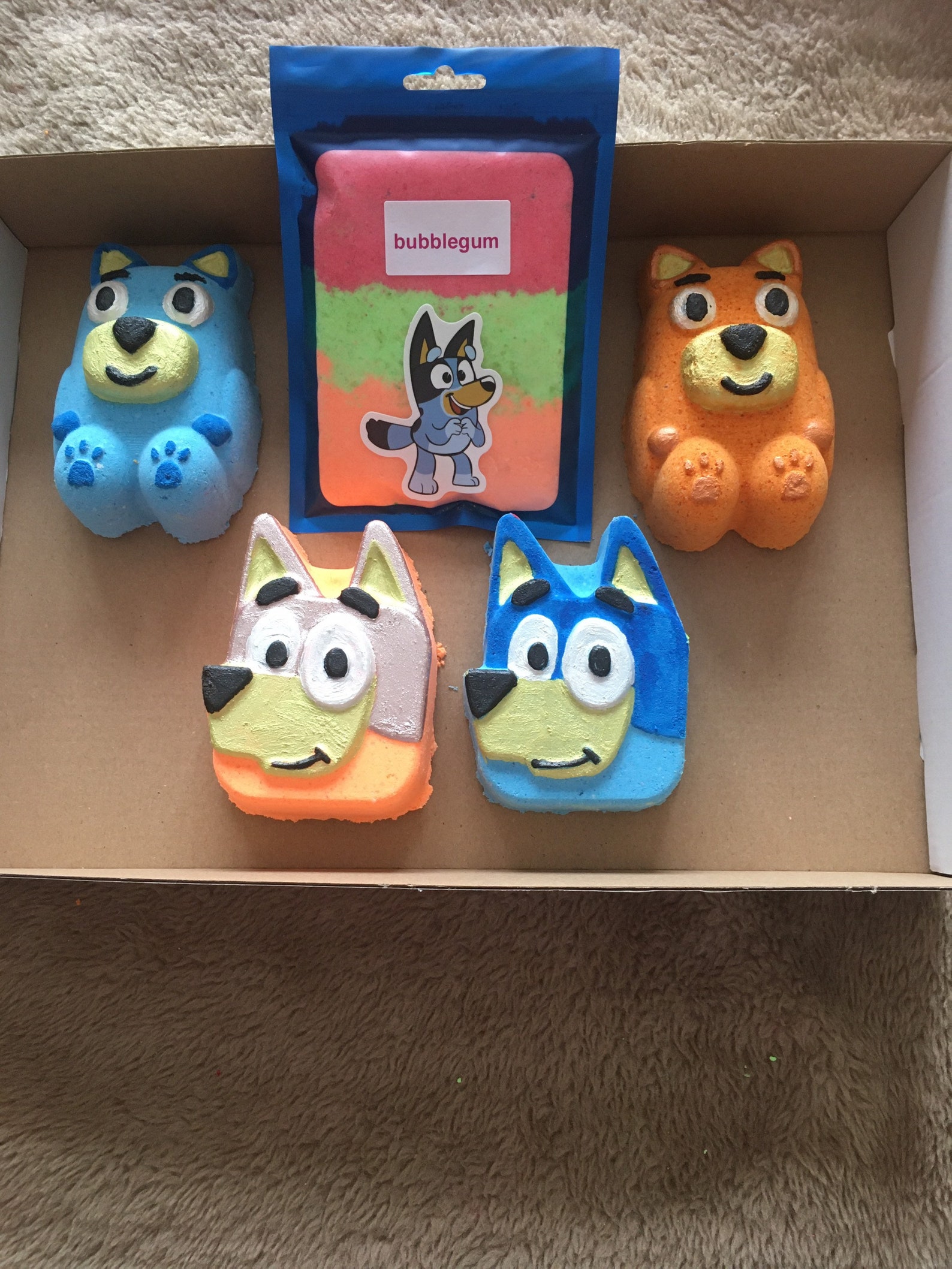 Bluey & Family Bath Bomb Gift Set | Etsy UK