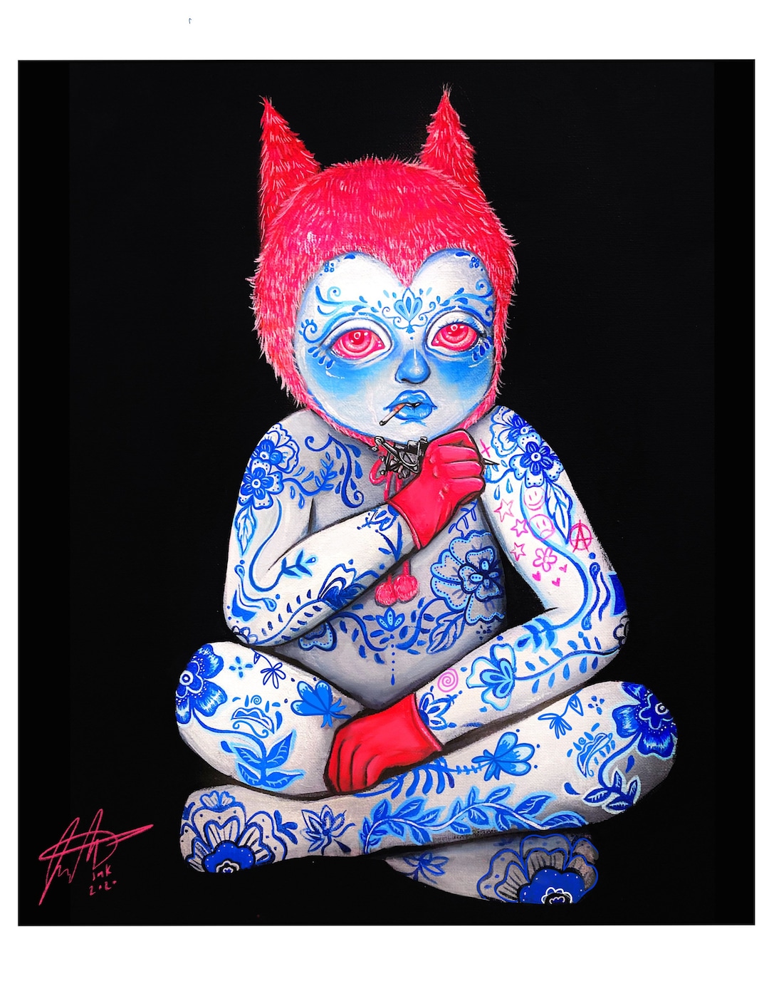 Fragile Kid Art Print // Ugli Boi - Etsy