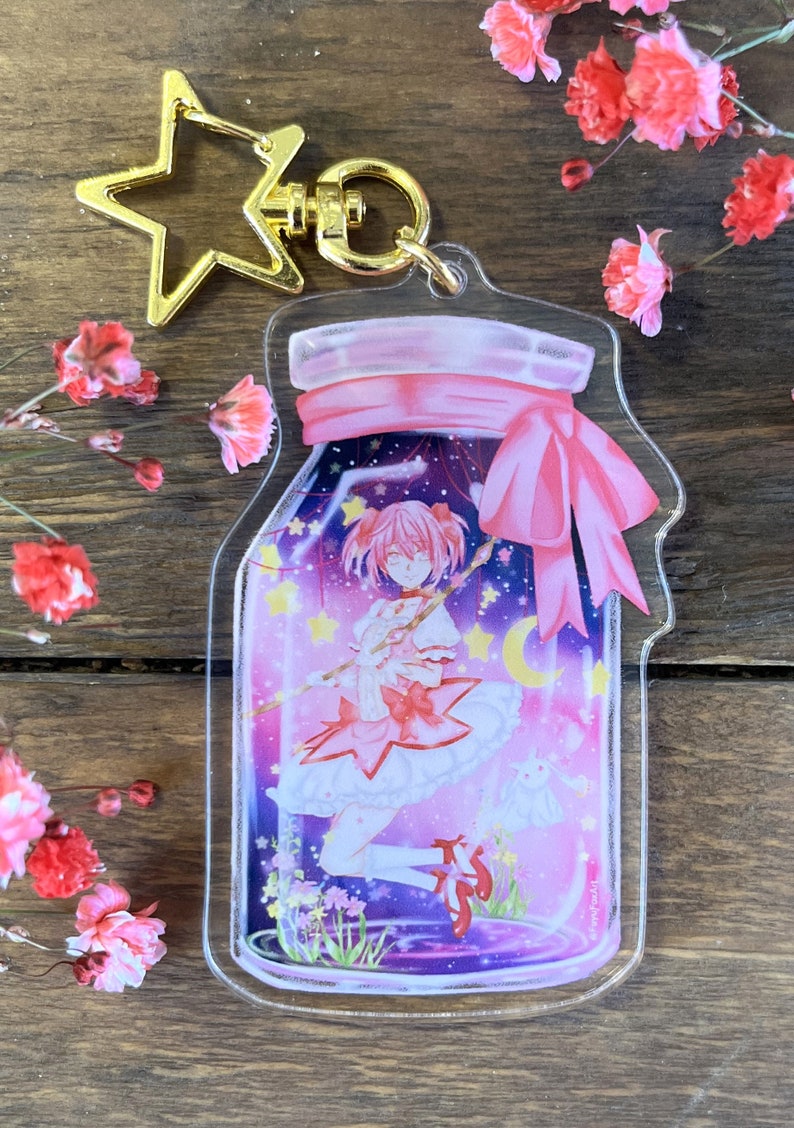 Madoka & Homura Keychains - Etsy