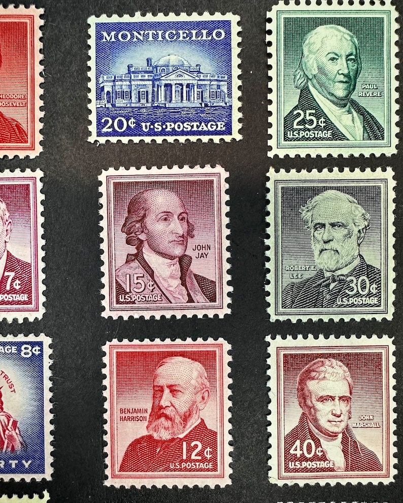 Stamp Collectors Dream, 1950's+ LIBERTY ISSUE (nearly Complete) Set of ...