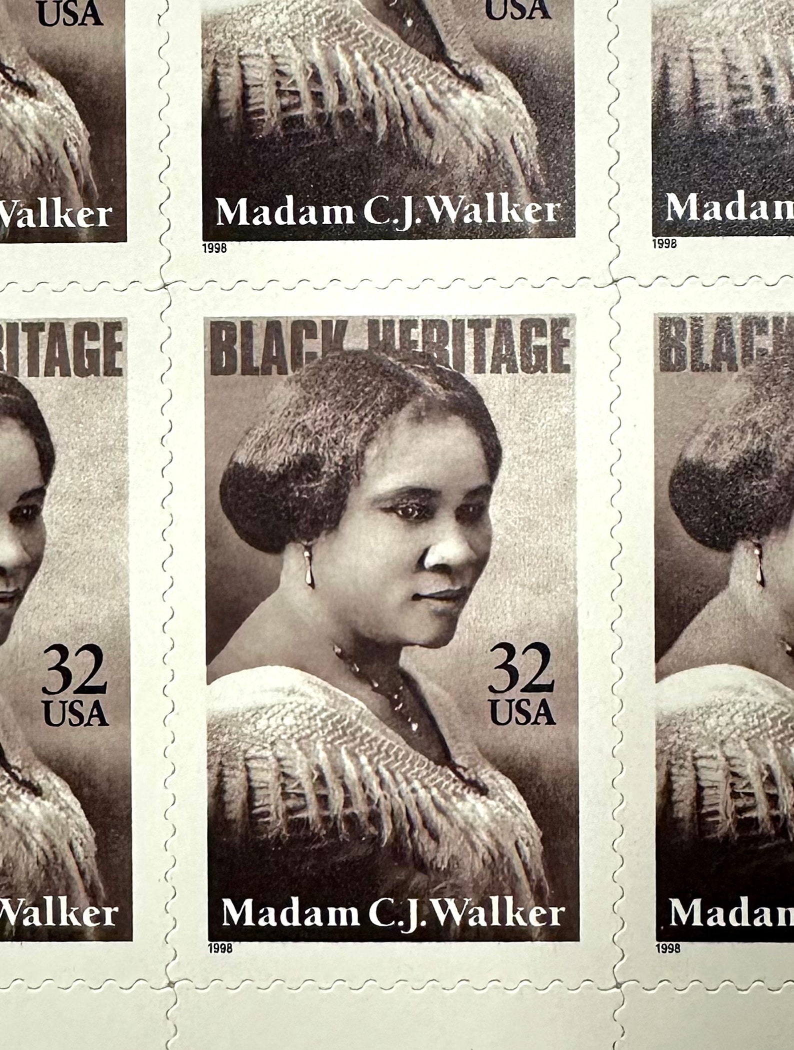 Madam C.J. Walker BLACK HERITAGE Celebration Issue in U.S. Vintage ...