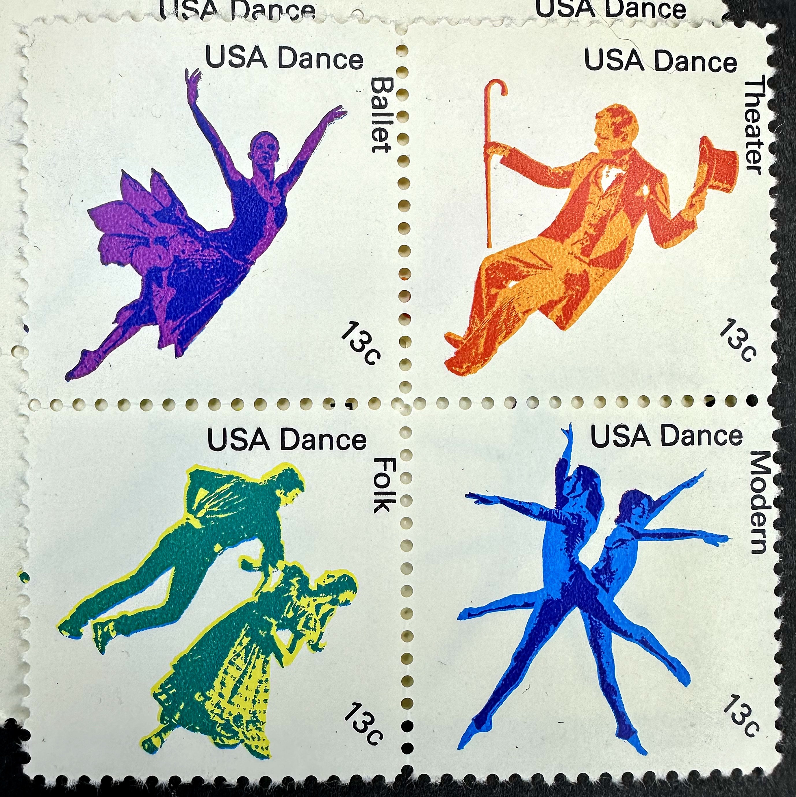 DANCE Vintage U.S. Postage Stamps, Mint, Unused and Valid Celebrating ...