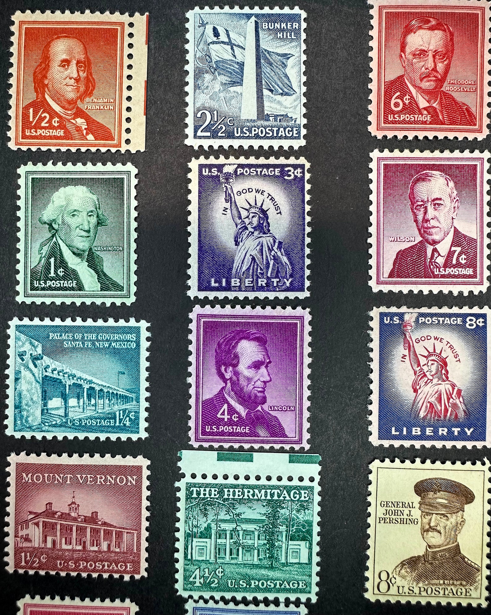 Stamp Collectors Dream, 1950's+ LIBERTY ISSUE (nearly Complete) Set of ...