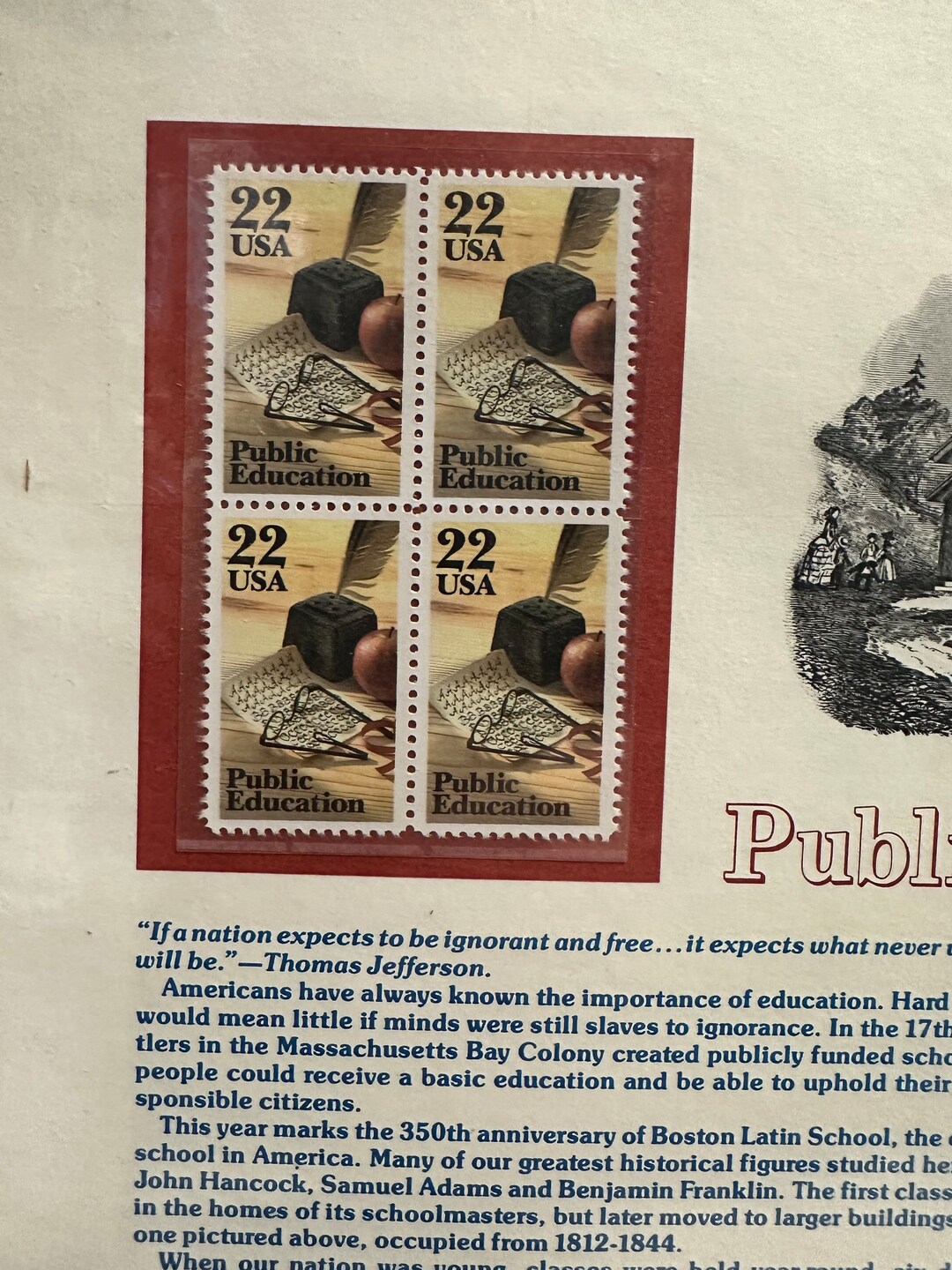 PUBLIC EDUCATION American Commemoratives Limited Edition Vintage ...