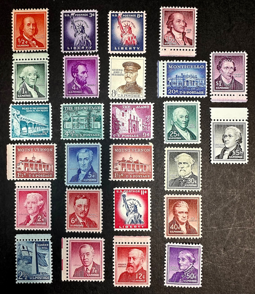 Stamp Collectors Dream, 1950's+ LIBERTY ISSUE Complete! Unbelievable ...