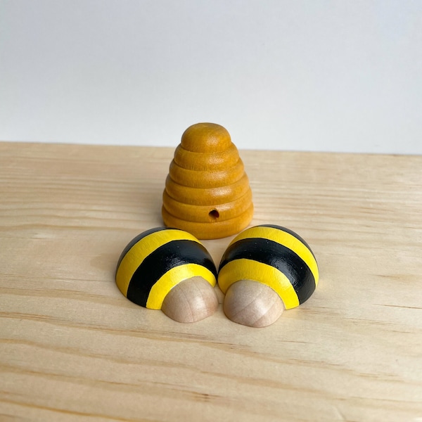 Bee Peg Doll - Etsy UK