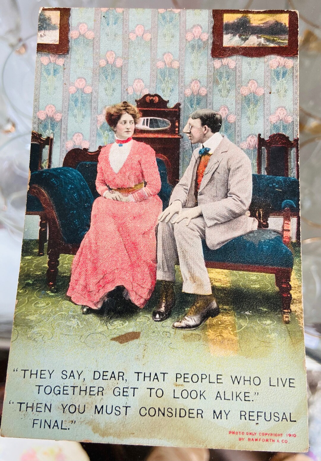 Holmfirth Bamforth & Co Antique Postcard - Etsy