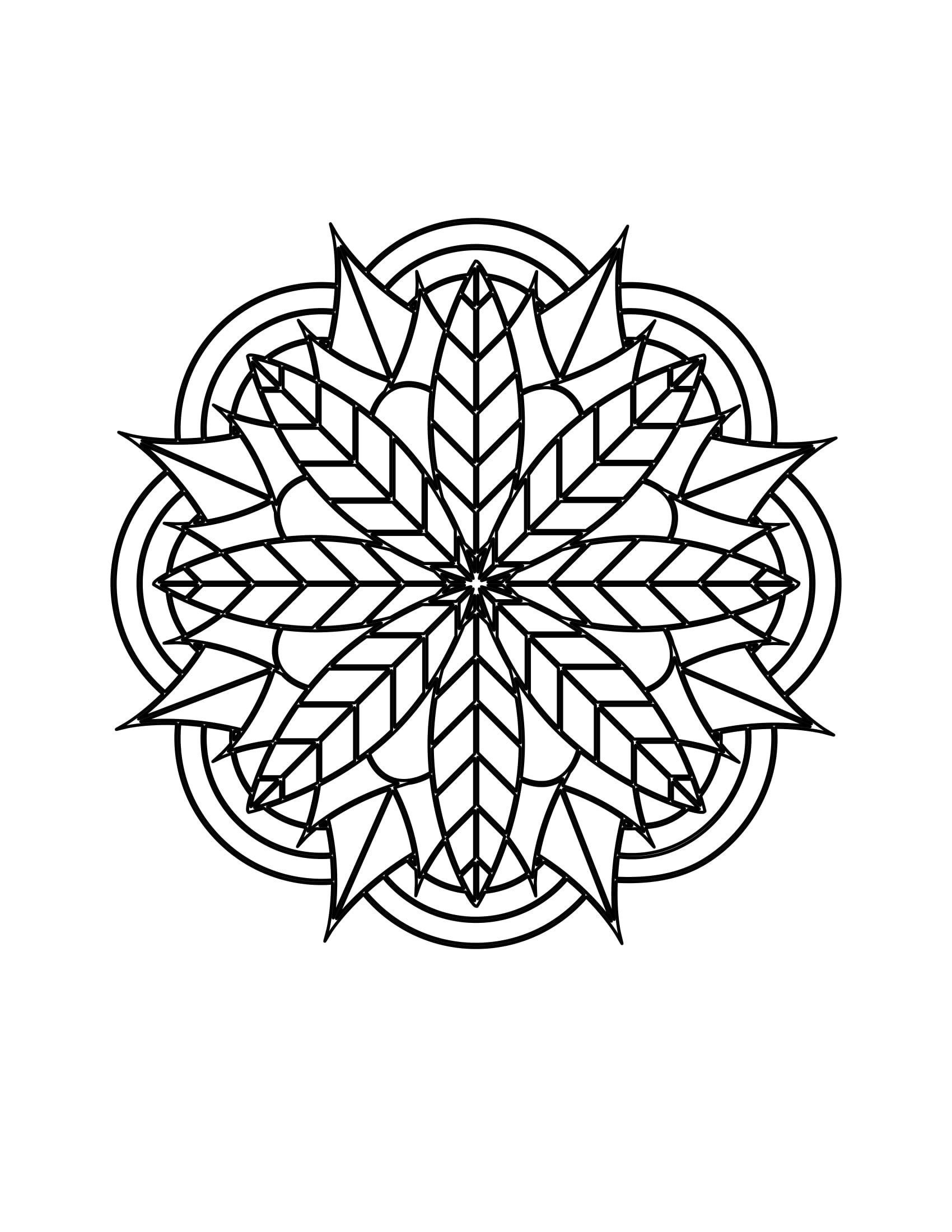 20 Beginner Mandala Coloring Pages for Kids an Adults Printable - Etsy