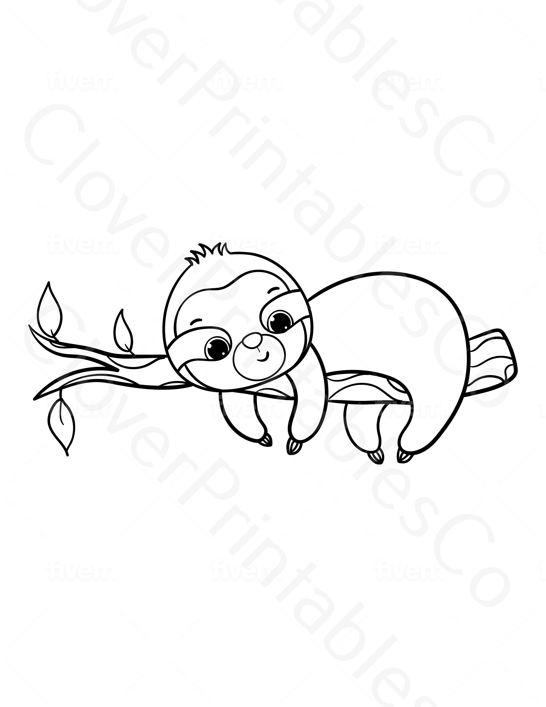 10 Cute Animals Beginner Coloring Pages for Kids Printable - Etsy