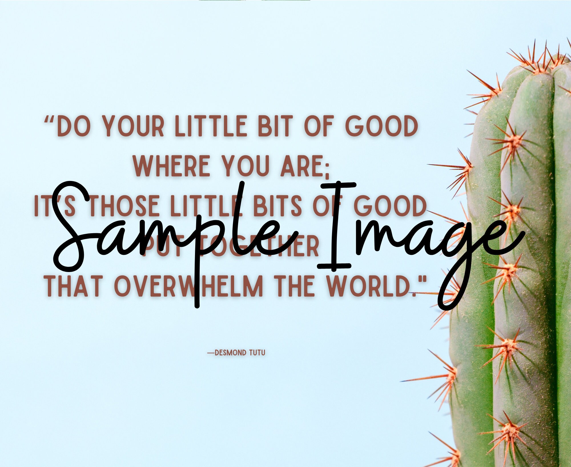 10 Cactus-themed Digital Download Kindness Classroom Posters - Etsy