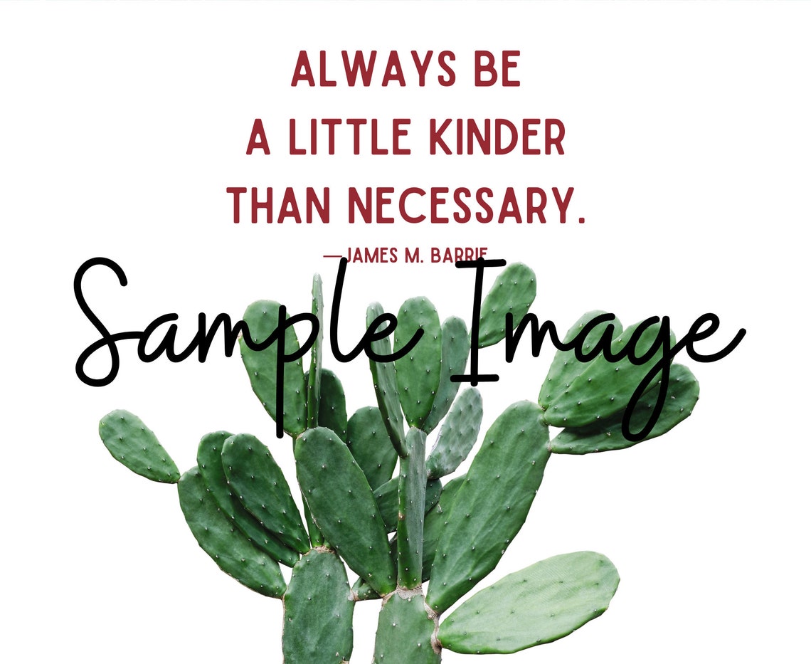 10 Cactus-themed Digital Download Kindness Classroom Posters - Etsy