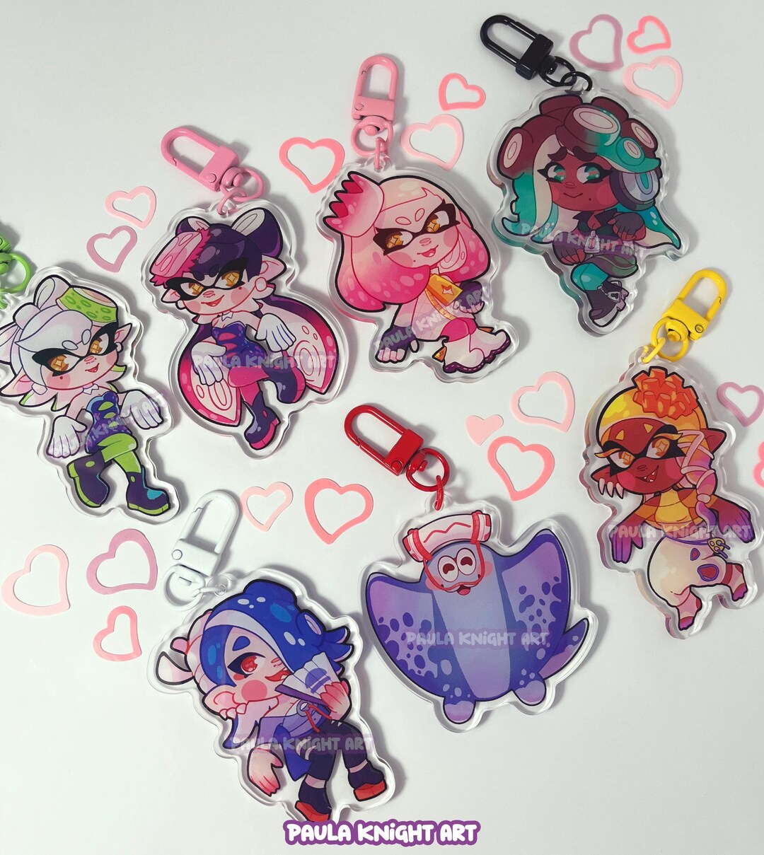 Splatoon Idols Cute Acrylic Keychains - Etsy