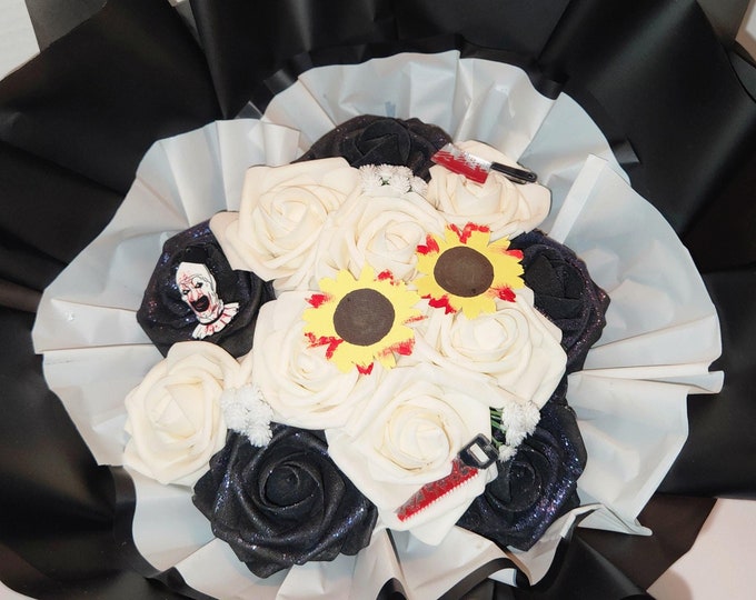 Art the Clown - Terrifier Horror Bouquet Halloween Birthday Anniversary ...