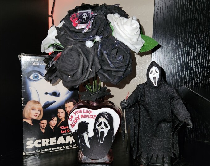 Scream Ghostface Horror Bouquet Halloween Birthday Anniversary Gifts - Etsy