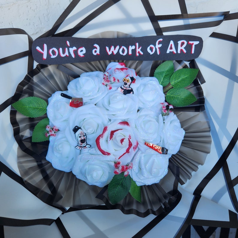 Art the Clown Terrifier Horror Bouquet Halloween Birthday Anniversary ...