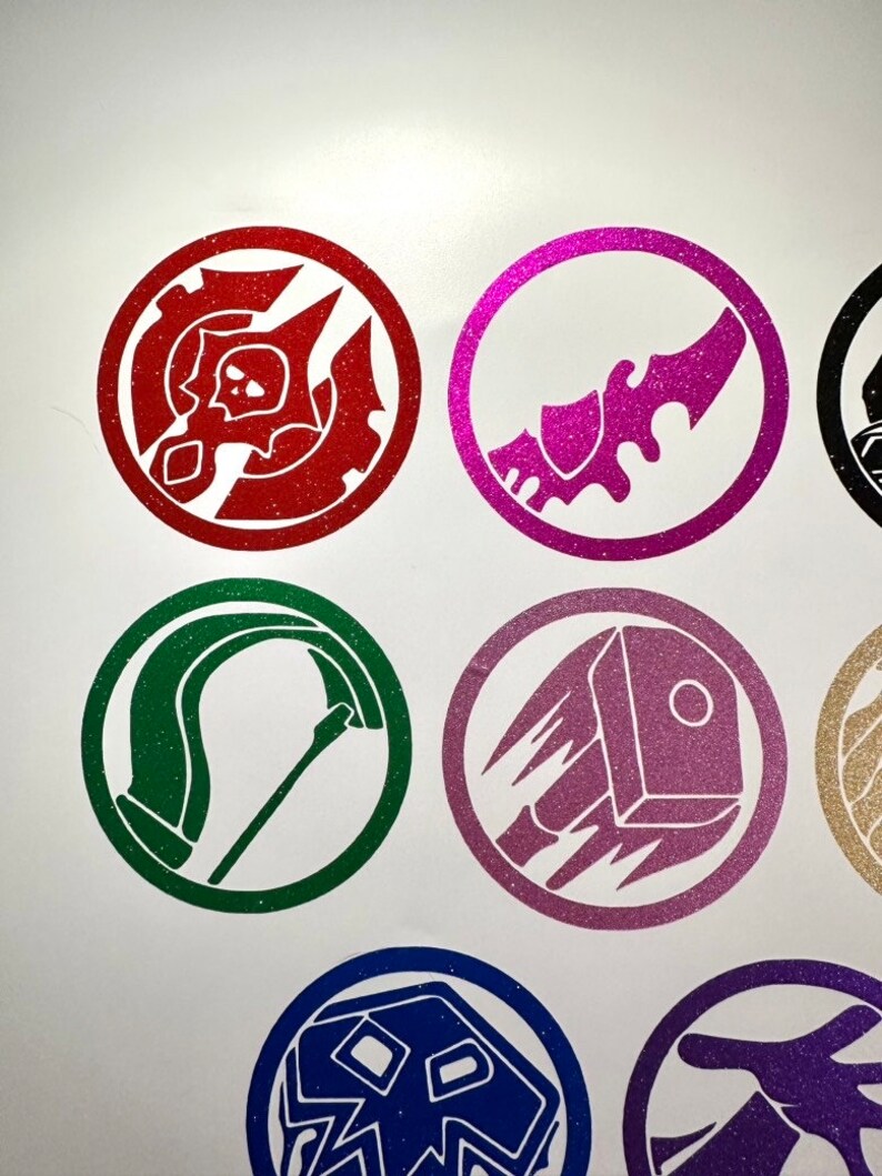 World of Warcraft Class Icon Glitter Decal Sticker 3 - Etsy
