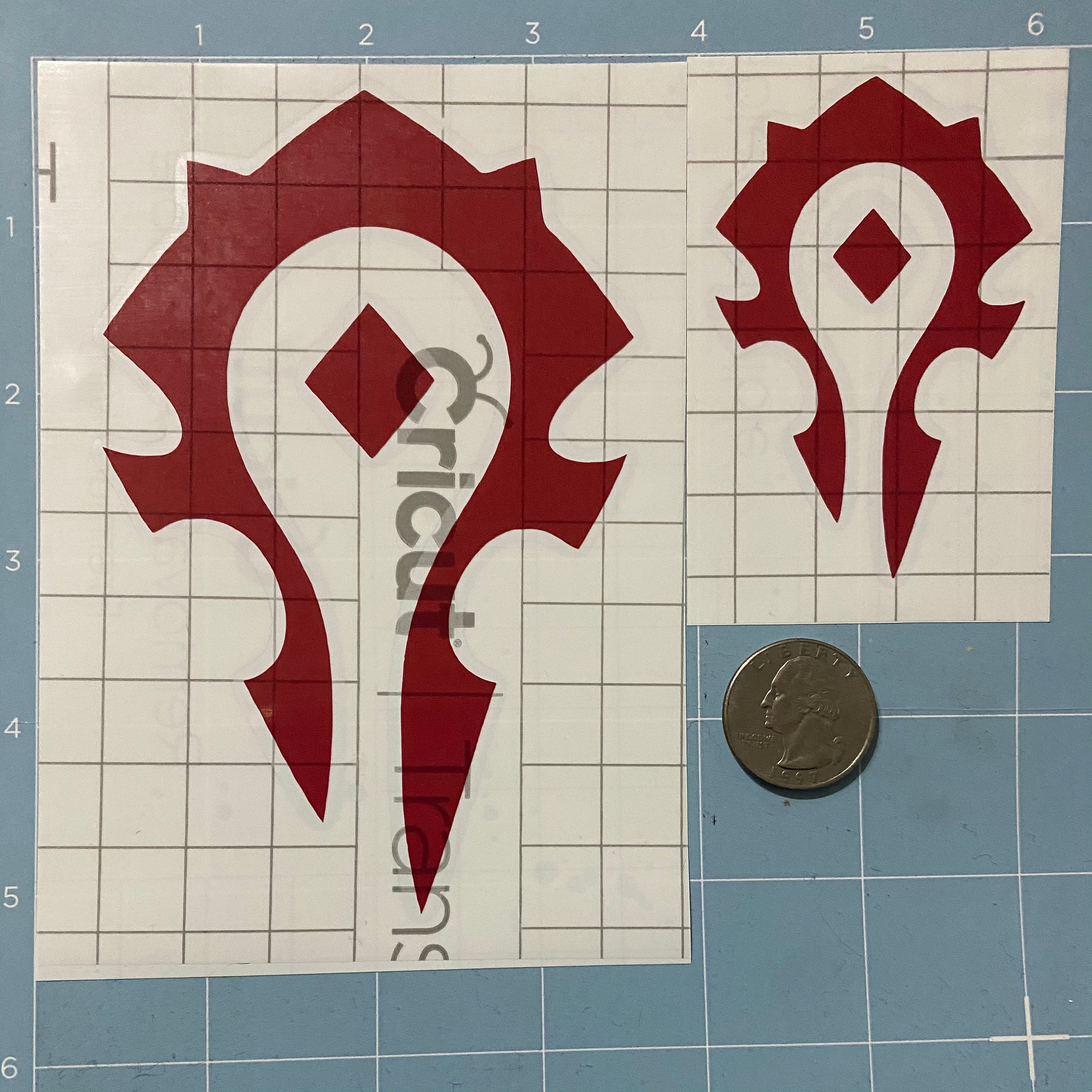 World of Warcraft Horde Emblem Vinyl Decal Sticker | Etsy