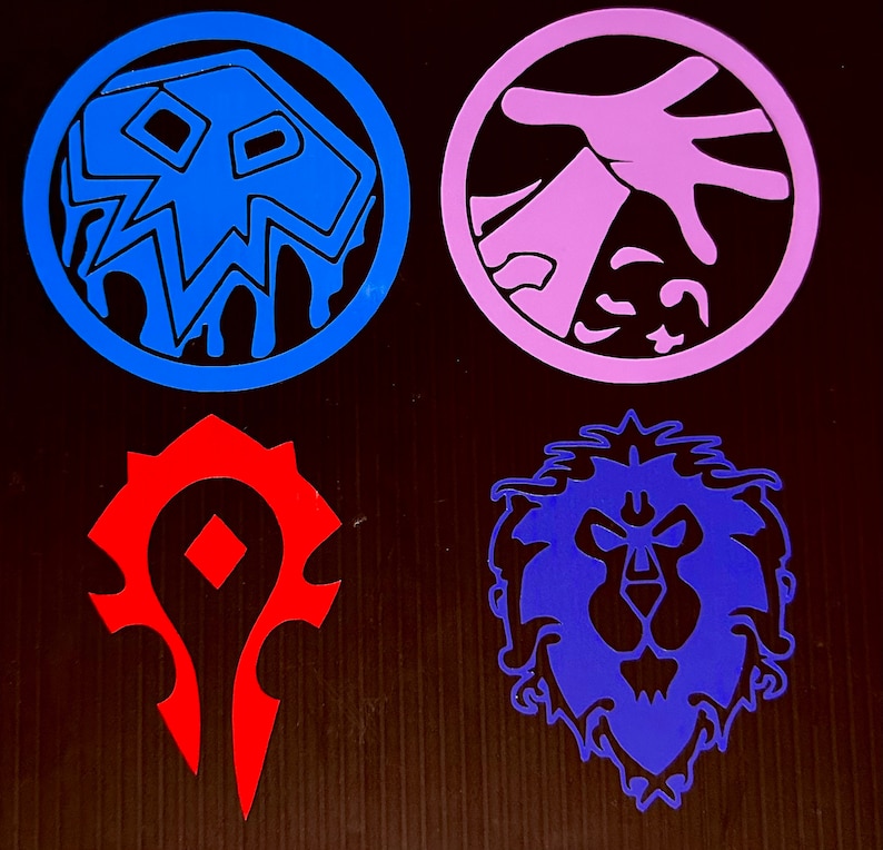 World of Warcraft Class Icon Decal Sticker 3 new - Etsy
