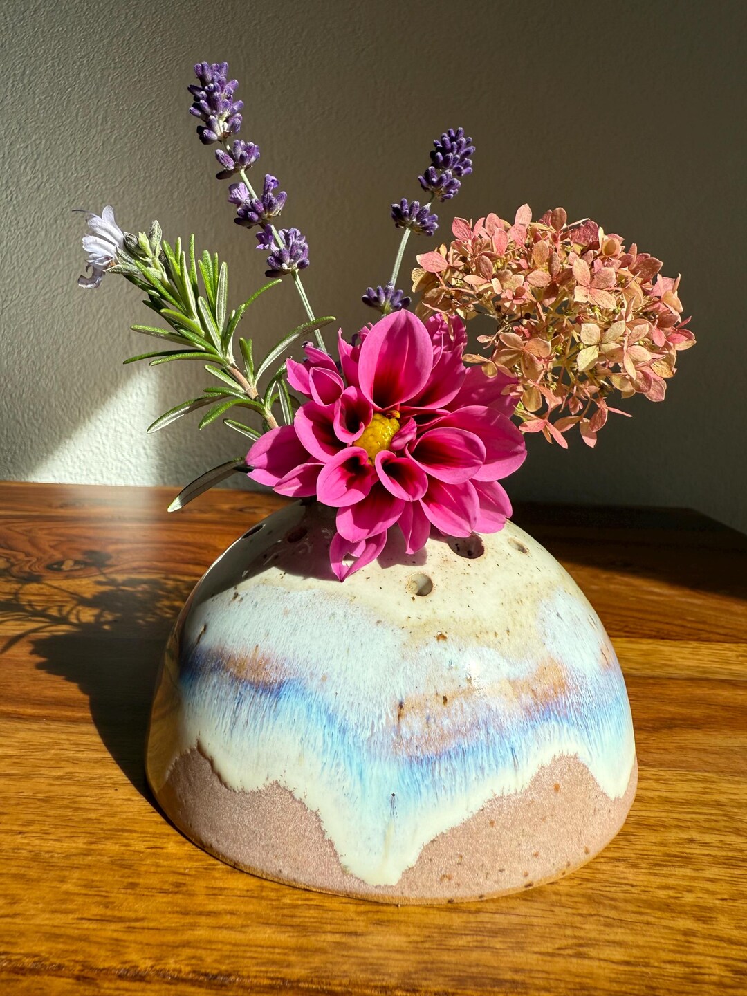 Flower Saver – Hemispherical Vase for Small Treasures From the Garden ...