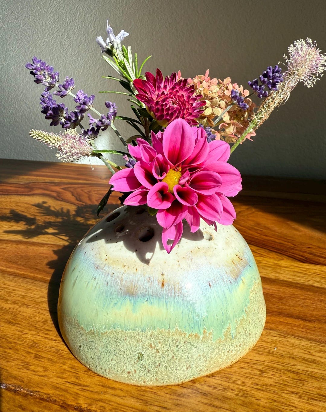 Flower Saver – Hemispherical Vase for Small Treasures From the Garden ...