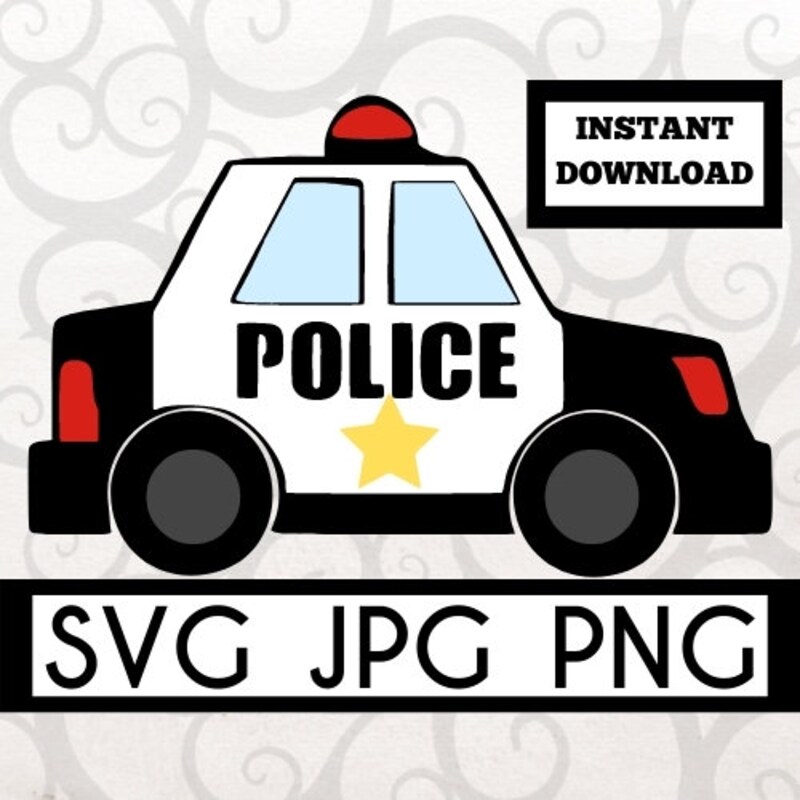 Police Svg - Etsy