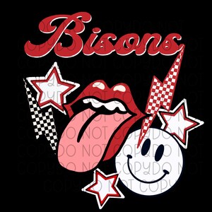 Mascots, School Shirts, Teacher PNG, School Spirit, Bisons, Bison ...