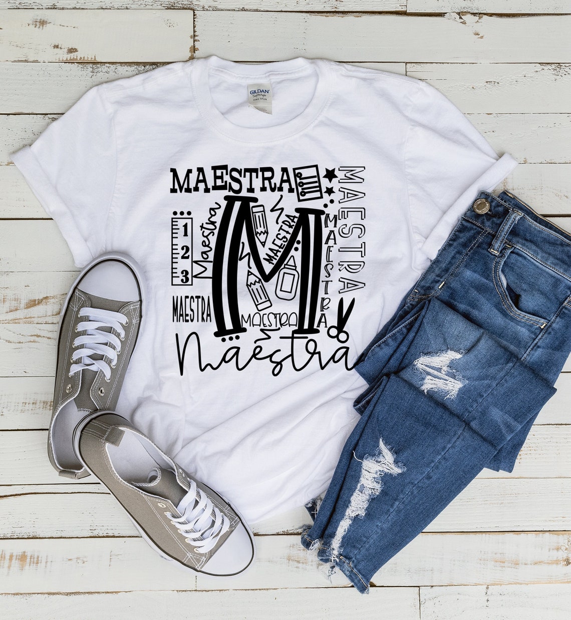 Maestra SVG | Teacher Shirts | Teacher Appreciation | Maestra Shirts ...