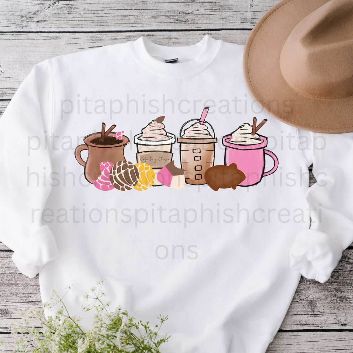 Pan Dulce Coffee, Pan Dulce, Concha, Cafecito Y Chisme, Latino, Coffee ...